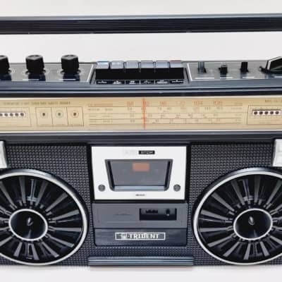 Vintage Trident CX-449F Boombox Ghettoblaster Stereo Radio | Reverb