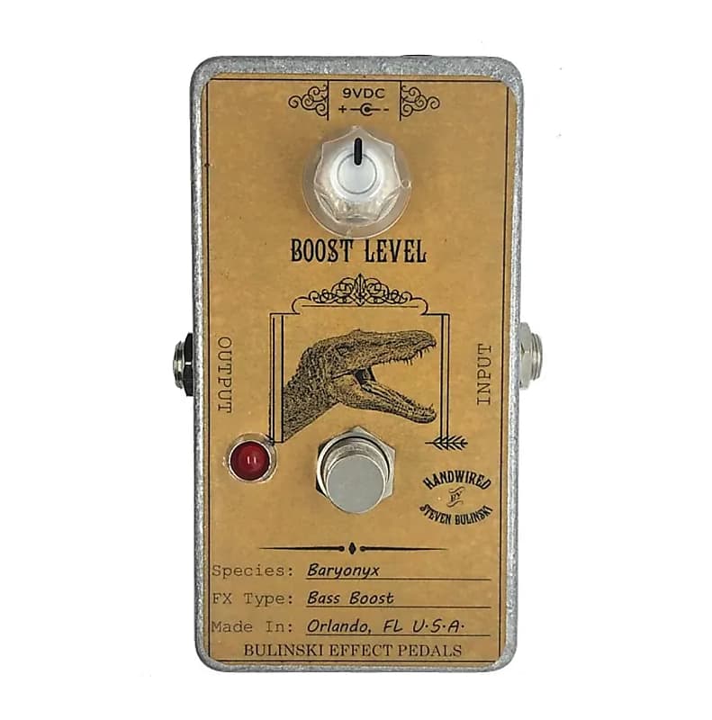 Bulinski Effect Pedals Baryonyx Bass Boost (hand-wired) | Reverb