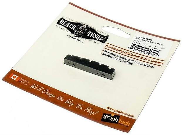 Graph Tech BLACK TUSQ XL Slotted 5-String Bass Nut | Reverb UK