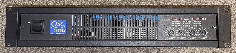 QSC CX204V 4-Channel 70V Direct Power Amplifier | Reverb