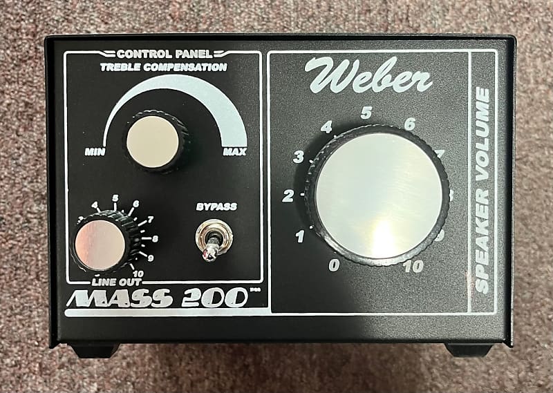 Weber Mass 200 , Attenuator unit. (small blem) 2022 Black | Reverb