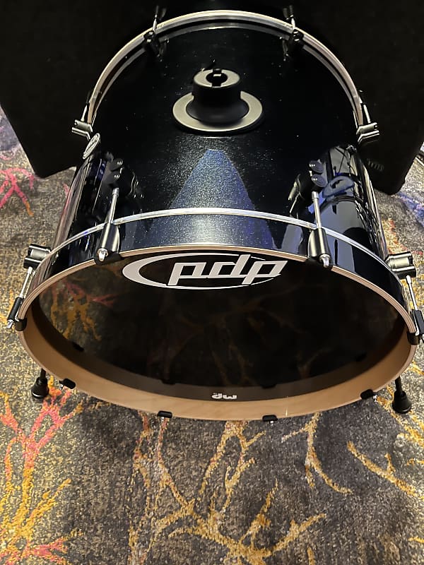 PdP Maple Concept 22x18 Black Pearlescent - Black Pearlescent | Reverb