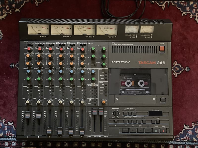 TASCAM Portastudio 246 4-Track Cassette Recorder 1980s - | Reverb