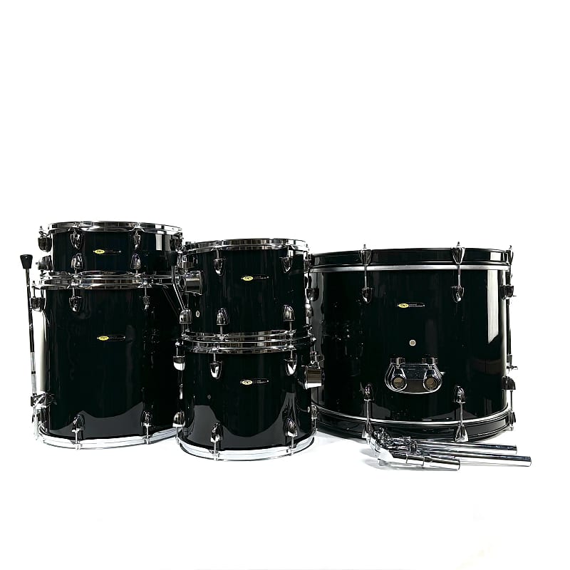 Sound Percussion 5PC Complete Drum Kit Black | Reverb