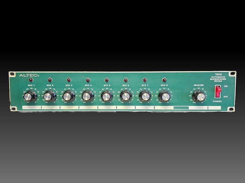 Altec 1628 -8 Channel Automatic Microphone Mixer | Reverb