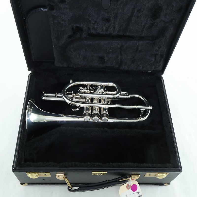 Getzen Model 3850 Custom Cornet in Silver Plate SN G70400 | Reverb