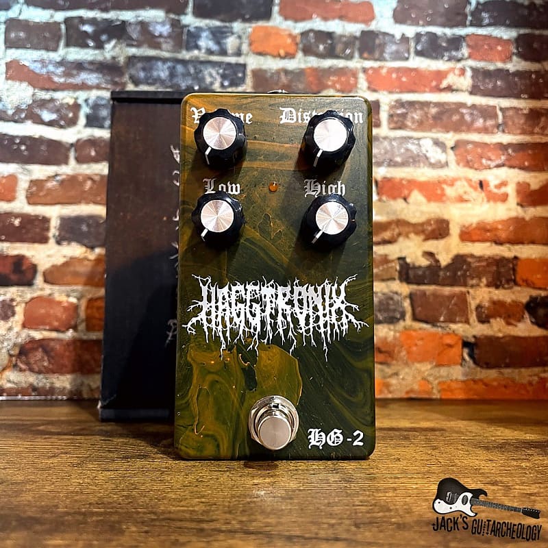 Haggtronix HG-2 Chainsaw Distortion Effects Pedal w/ Box | Reverb UK