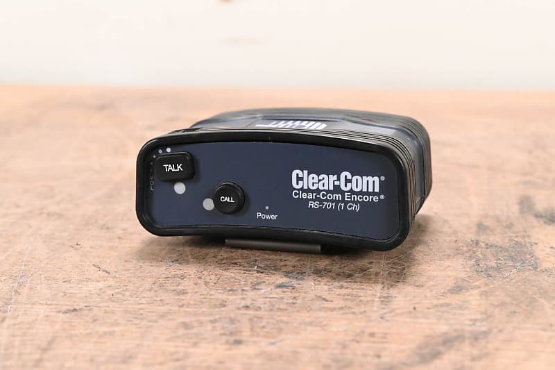Clear-Com RS-701 Single-Channel Intercom Beltpack CG01E7N | Reverb UK