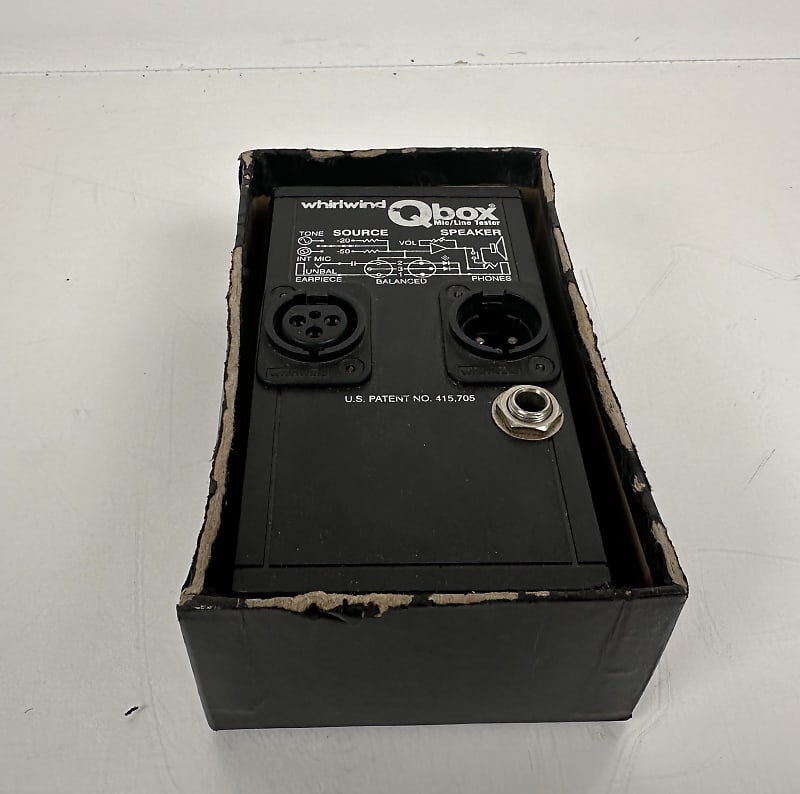 Whirlwind Qbox Audio MIC/LINE Tester and Tone Generator | Reverb UK