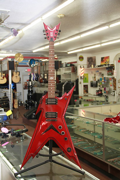 Dean Razorback DB Red Bolt-on with Case | Reverb