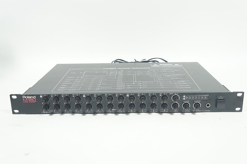 Roland M-120 12ch Rack Mount LINE MIXER 1U Rack Mount | Reverb UK