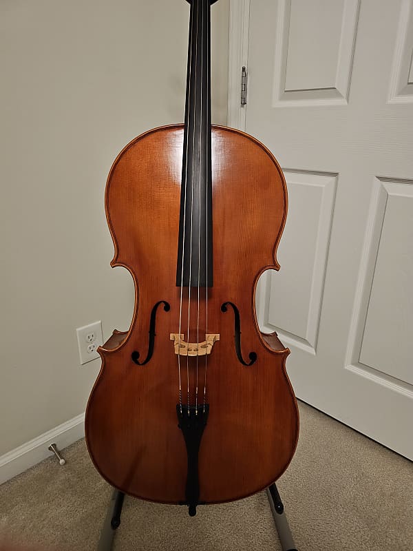 D Z Strad Cello Model 150 w/ case, bow | Reverb