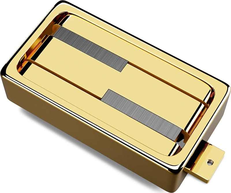Lace Alumitone Humbucker Pickup, Gold Ring | Reverb
