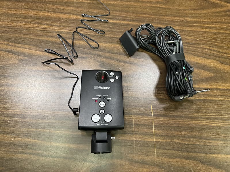 Roland TD-1 V-Drum Module w/Mount, Wiring Harness, & Power - | Reverb
