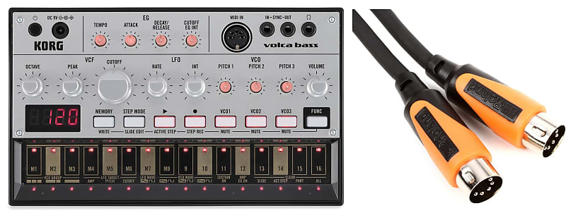 Roland RMIDI-B3 Black Series MIDI Cable - 3 foot Bundle with | Reverb