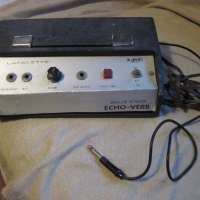 Lafayette LRE Echo-Verb 1960s - Black Tolex | Reverb