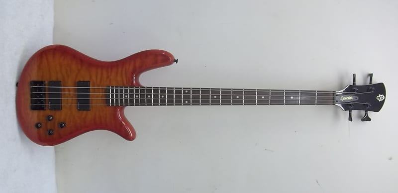 Spector Q4 Pro bass 2000's - amber quilt top | Reverb Canada