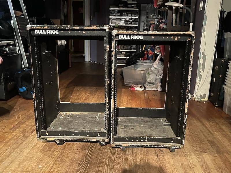 Bullfrog mobile rack units (no model number) mid-80s - Black | Reverb