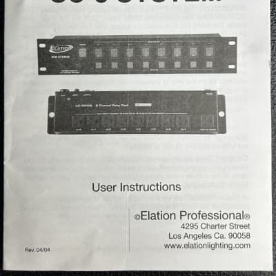 Elation DMX-512 Lighting System Operator, MIDI-Capable, with | Reverb