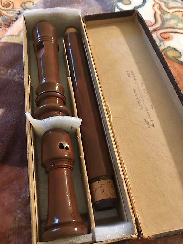 Hopf Kubliczec Councilor F alto recorder 50s - Cherry. | Reverb