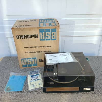 Vintage BSR McDonald 310 Turntable Record Player | Reverb