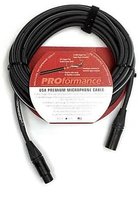 PROformance - USA Premium - 15' Microphone Cable | Reverb