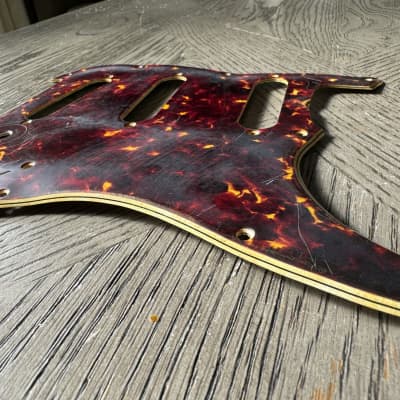 Spitfire Tortoiseshell Strat Pickguard - Relic Tortoise | Reverb