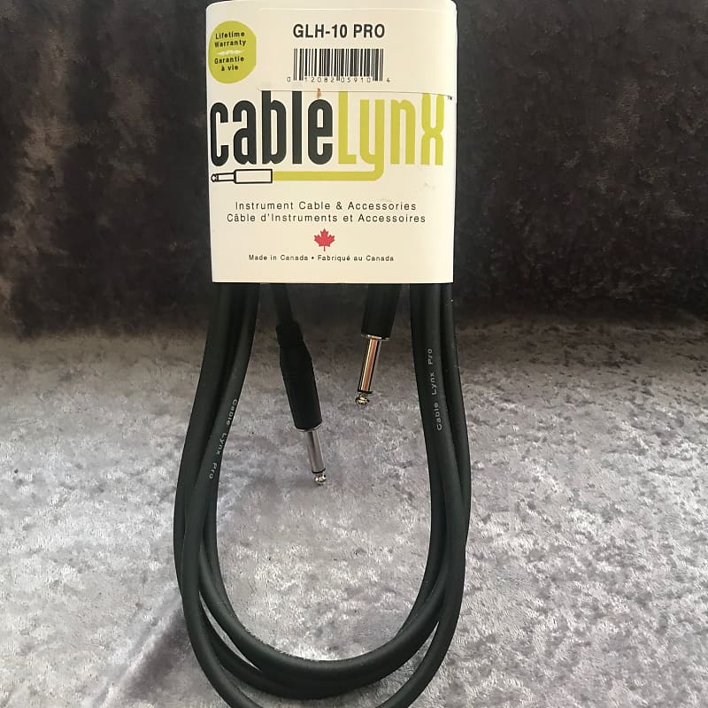 Cable Lynx GLH Series Instrument Cable - GLH-10 10' | Reverb Canada