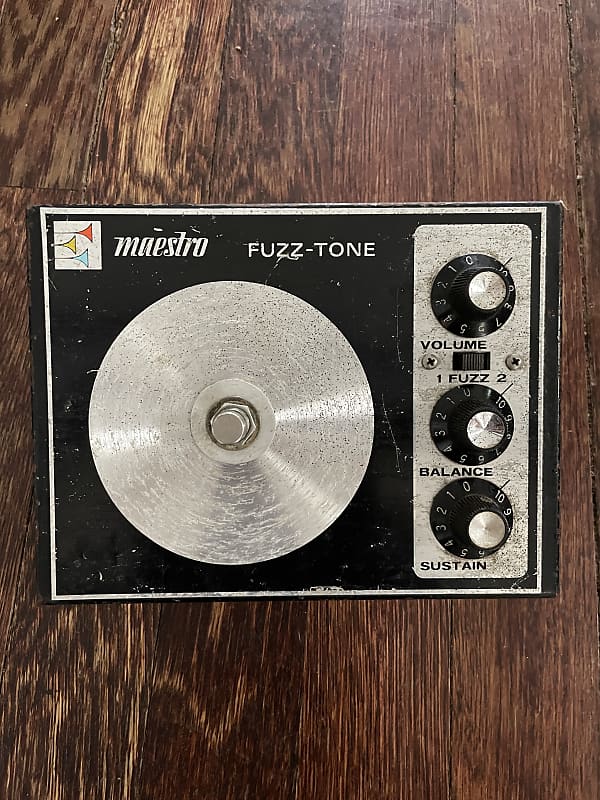 Maestro Fuzz-Tone FZ-1S - Vintage Super Fuzz - Black | Reverb