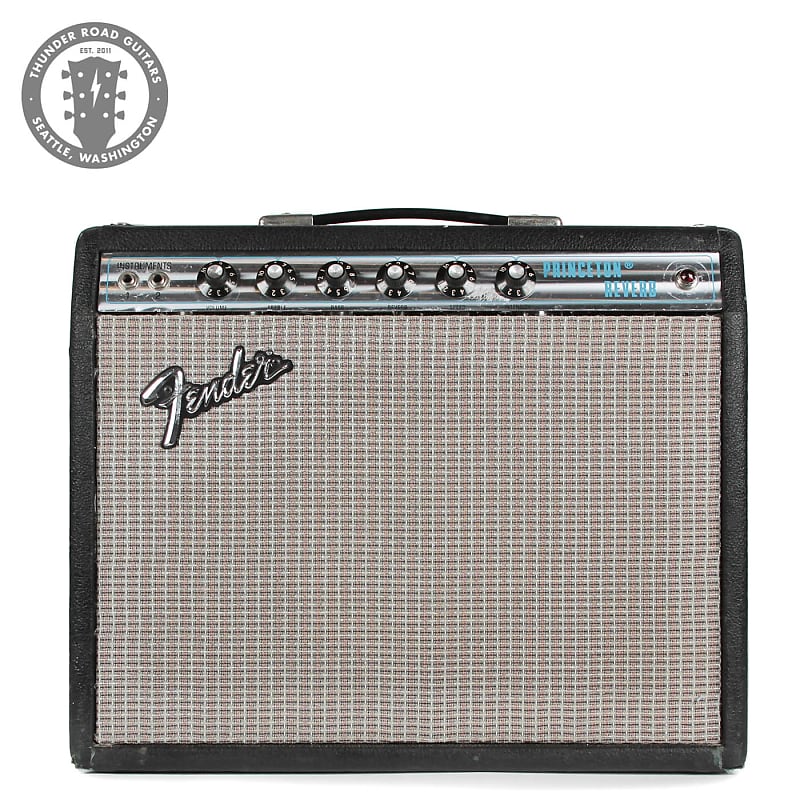 1974 Fender Princeton Reverb Silverface 1x10 Combo | Reverb Canada