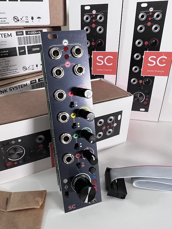 8 x Frap Tools CGM Stereo Channel (SC) Mixer Module | Reverb