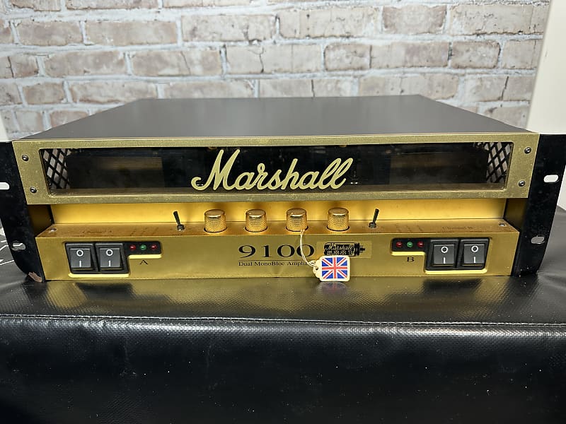 Marshall 9100 Dual Monobloc Guitar Power Amp 50 x 50 watt | Reverb