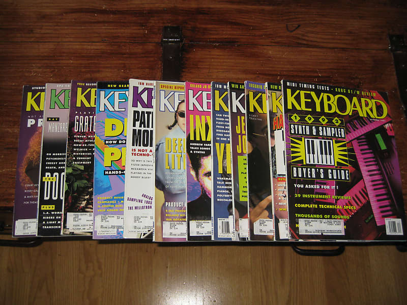 Keyboard Magazine Full Year 1991 | Reverb