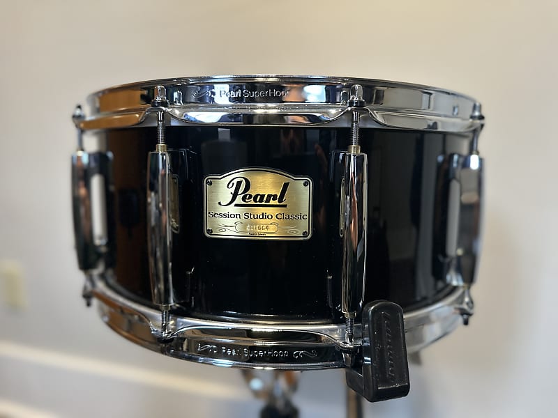 Pearl Session Studio Select Snare 2016 - Piano Black | Reverb