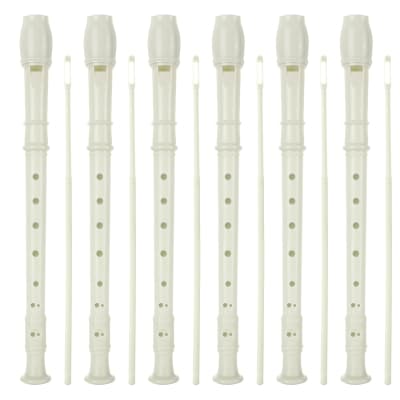 16 Pack 8 Hole Recorder Flute, Plastic Recorders Musical | Reverb