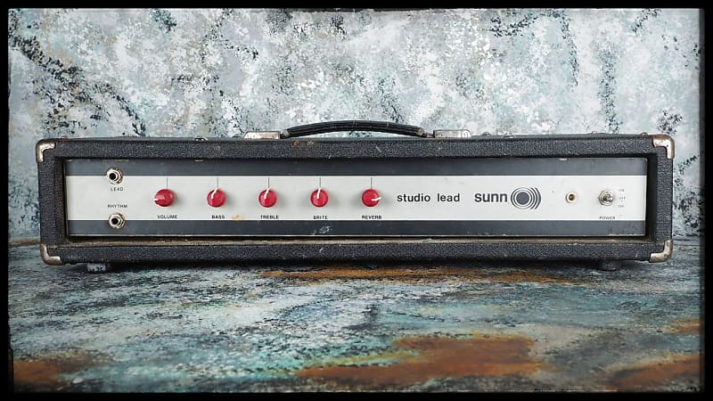 1970s Sunn Studio Lead 50-Watt Guitar Head Conversion | Reverb