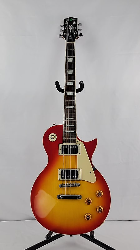 Jay Turser JT-220 Les Paul Style Cherry Burst | Reverb