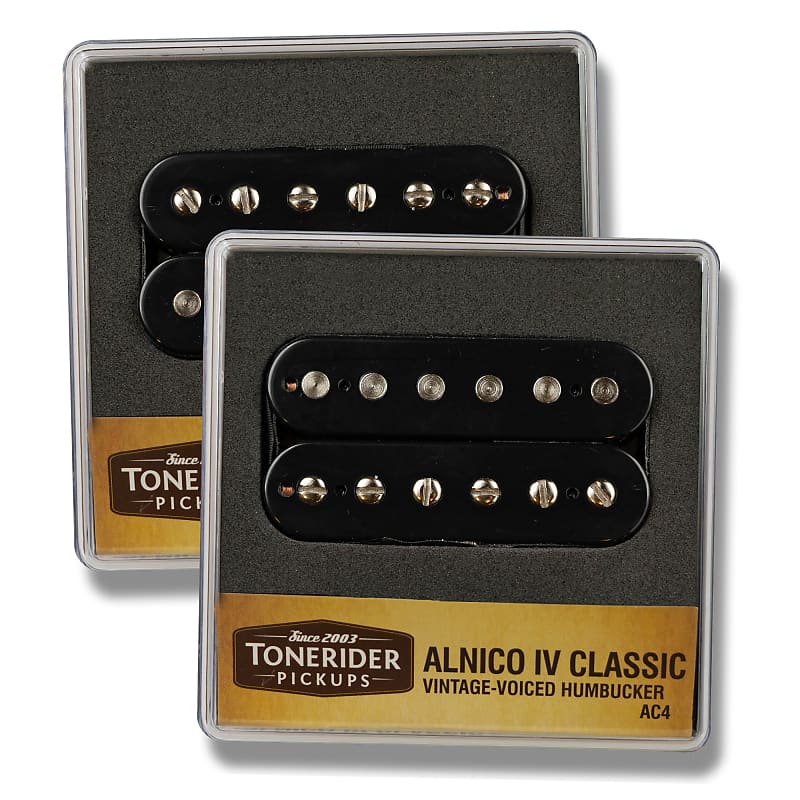 New Tonerider Humbucker Guitar Pickup Alnico IV PAF Classic | Reverb