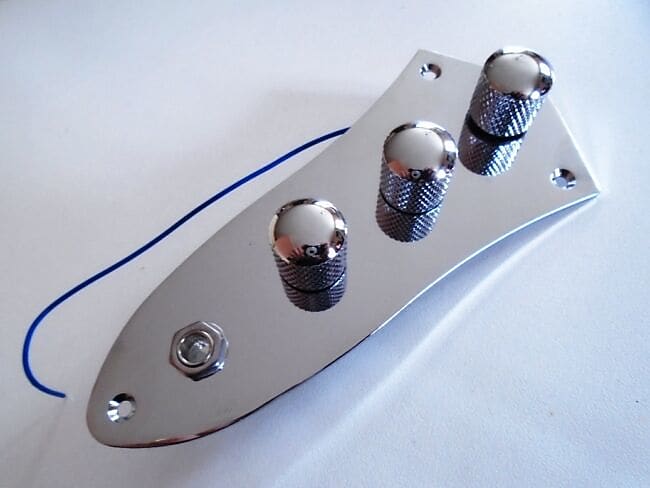New Control Plate JAZZ BASS Complete -chrome- for Guitar | Reverb UK