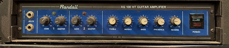 Randall RG 100HT 1980’s - Black and Blue | Reverb