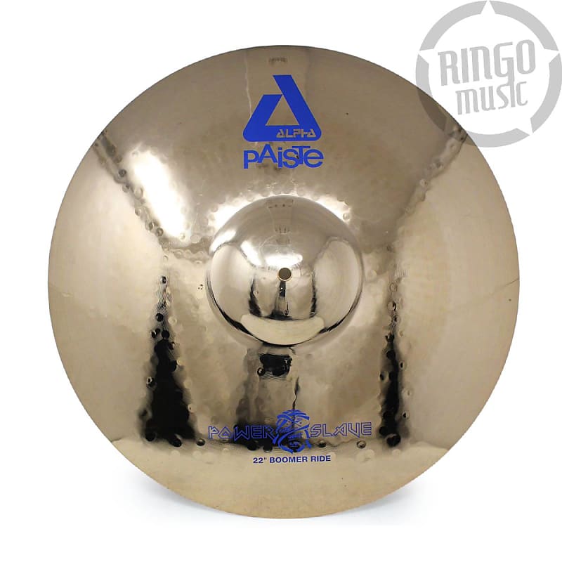 Paiste Alpha Boomer Ride Signature Nicko McBrain Powerslave | Reverb