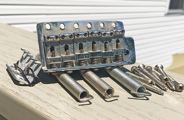 Fender Stratocaster Tremolo Bridge, Complete for 1973-1981 | Reverb