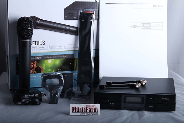 Audio Technica 2000 Series Handheld Wireless Mic Microphone | Reverb