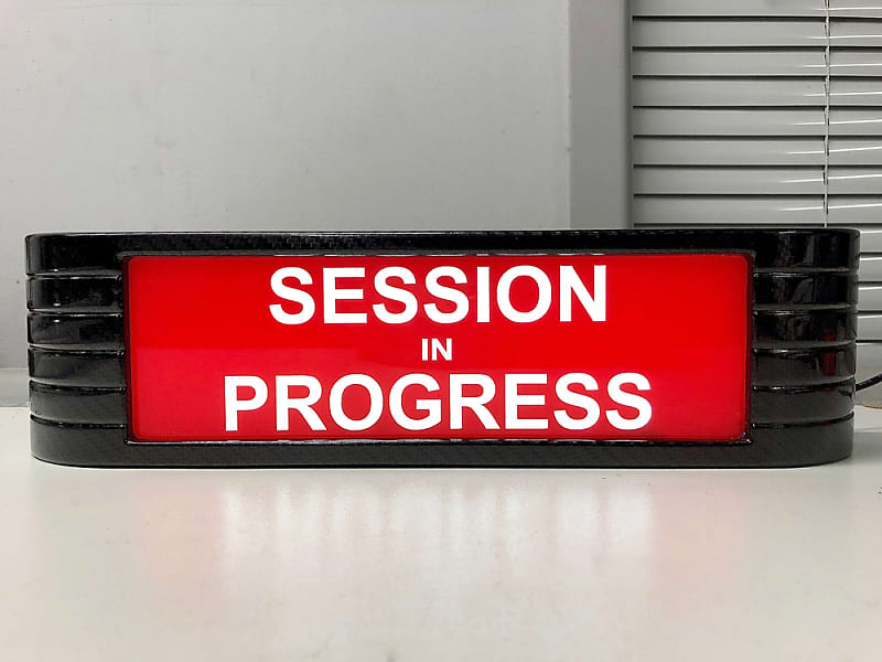 Session In Progress RCA style studio warning light sign in a | Reverb