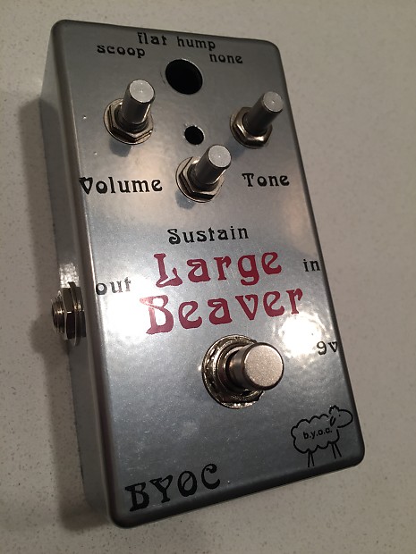 BYOC Large Beaver (Big Muff Clone) 2016 Chrome Powdercoat | Reverb