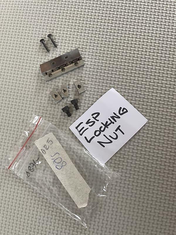 ESP Locking nut part number 0871-025 80s - Chrome | Reverb
