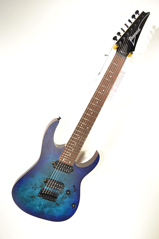 Ibanez RG7421 7-String Electric Guitar Blue Finish - Pro | Reverb