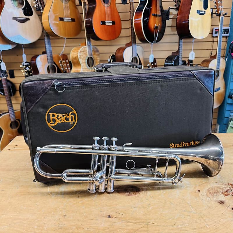 Bach Silver Trumpet w/Case | Reverb