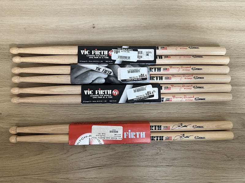 Vic Firth SMG Murrary Gussek Sticks (3 sets) & Bonus SLB Lee | Reverb