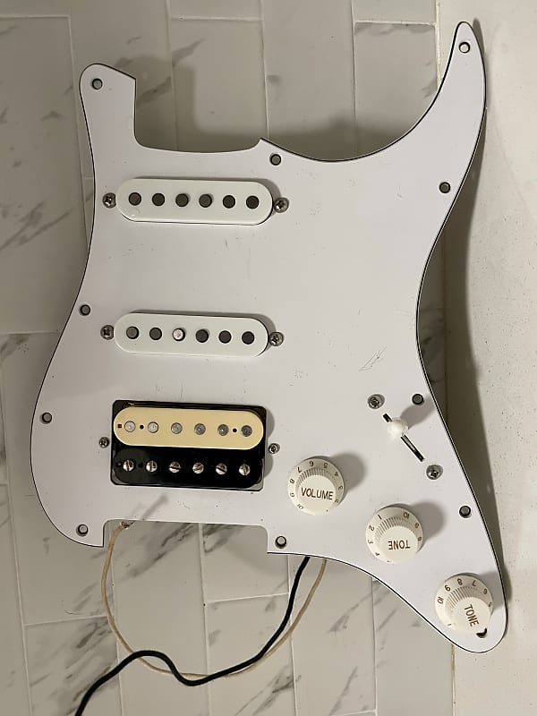 Sliders pickups HSS loaded pickguard | Reverb